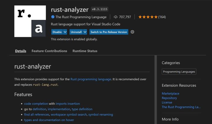 Rust Team Releases 162 Sets End Date For Deprecated Language Server • Devclass