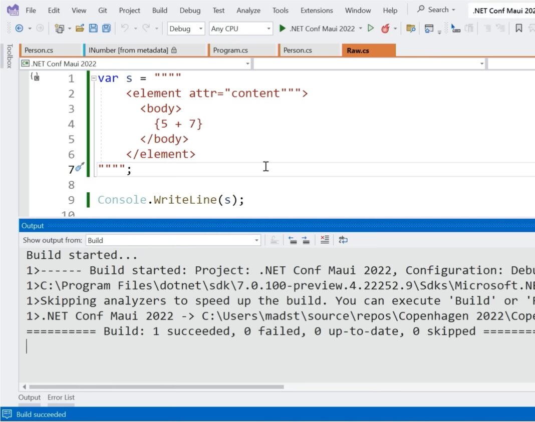 C# 11 coming soon: Generic math, required class members, raw string ...