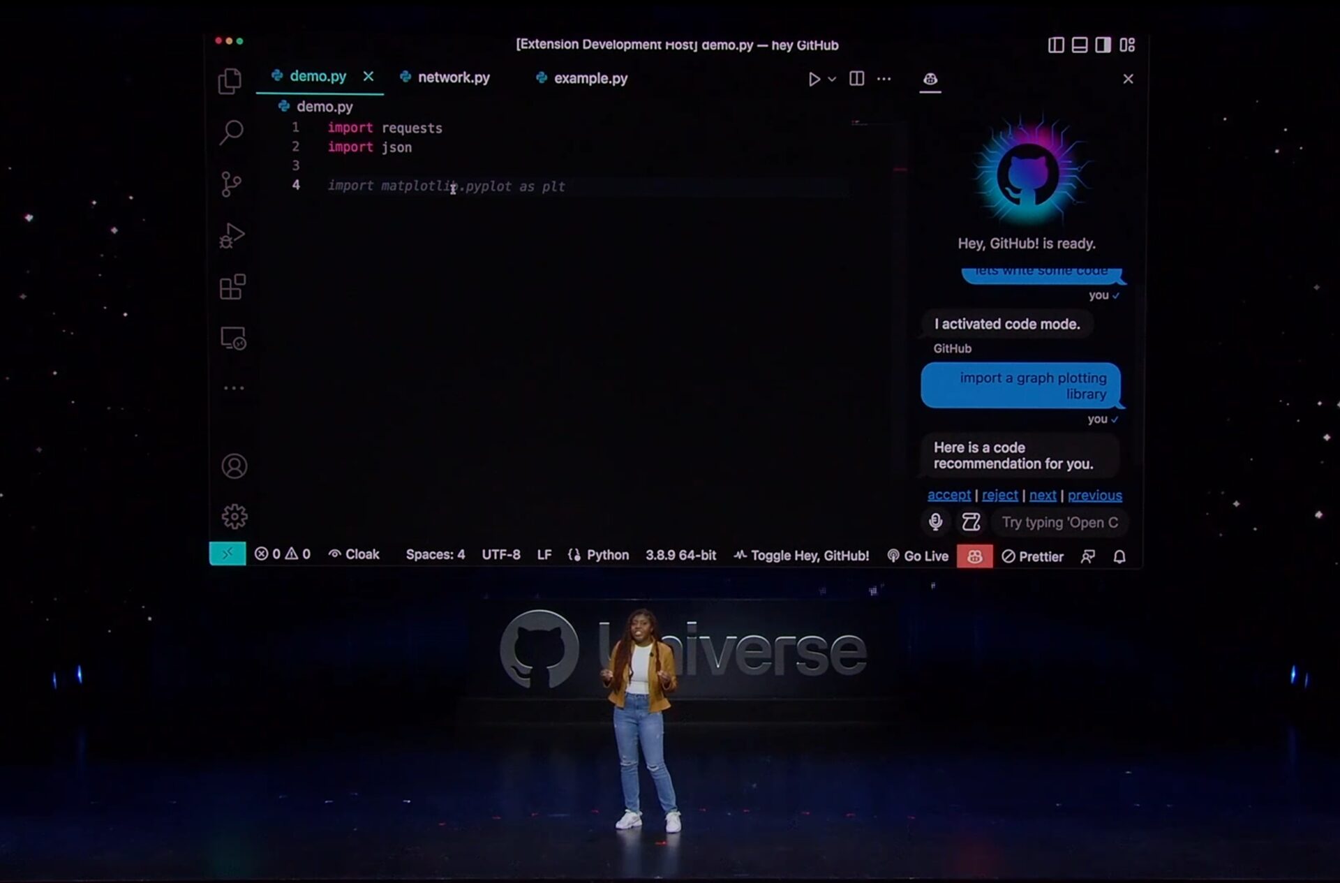 Hey GitHub! Universe event introduces speech-to-code Copilot experiment, new Code Search • DEVCLASS