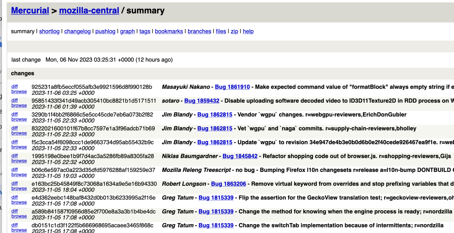 Mozilla will move Firefox development from Mercurial to Microsoft's GitHub • DEVCLASS