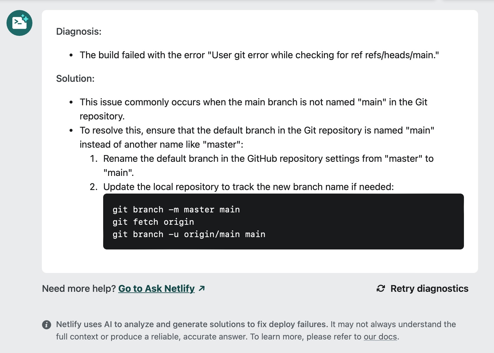 Hands On: Netlify AI-assisted deployment aims to reduce log-diving • DEVCLASS
