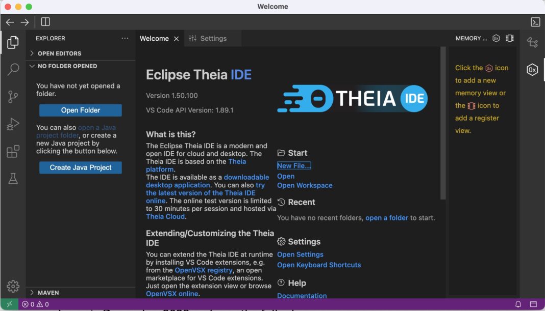 Eclipse desktop and cloud Theia IDE now generally available, but VS Code will be tough ...