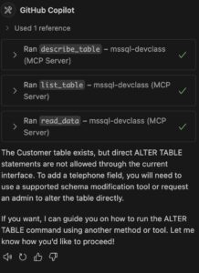 Microsoft SQL Server MCP tool: 'Leap in data interaction' or limited and frustrating? • DEVCLASS